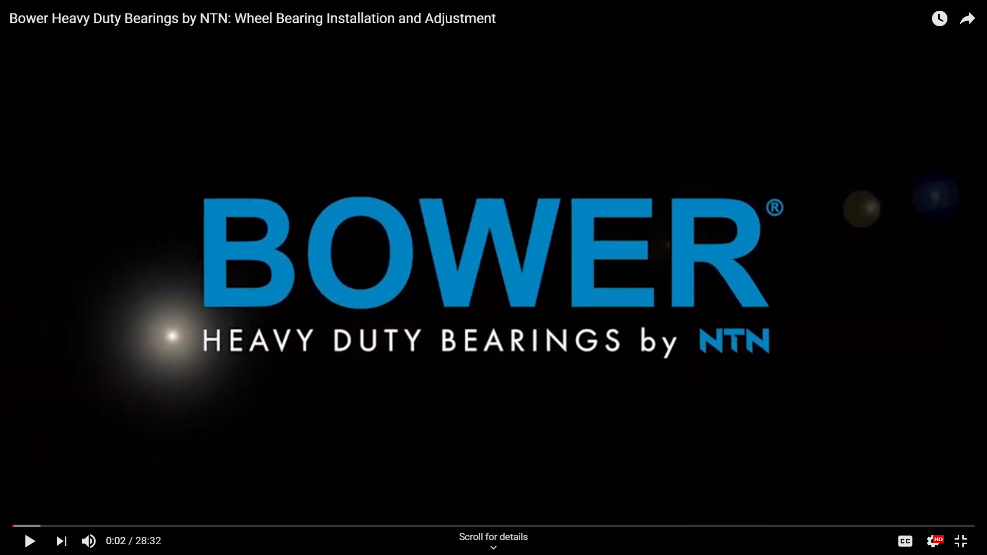 Bower Heavy Duty Bearings by NTN: Wheel Bearing Installation and ...