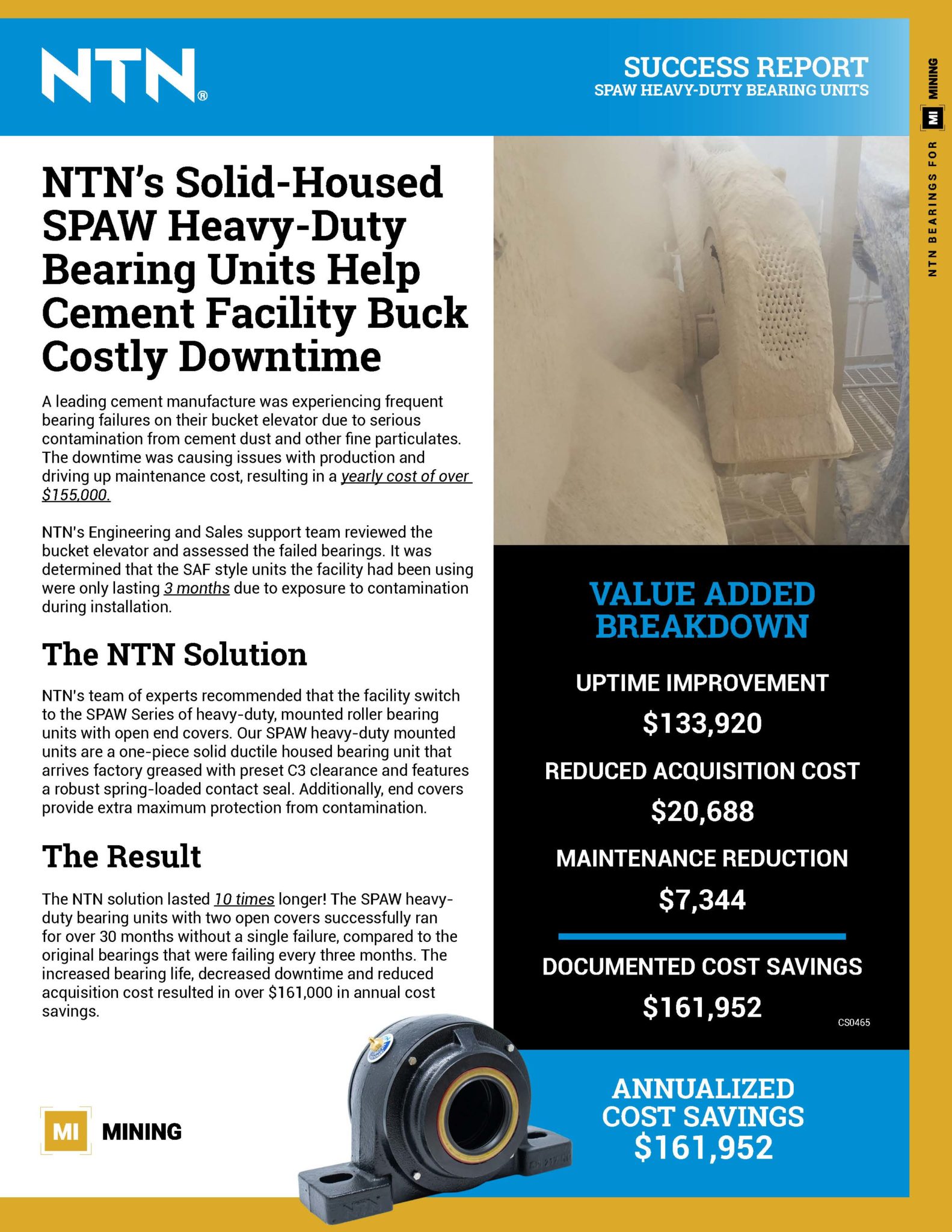 NTN Americas | Mining & Aggregate Industry Bearings