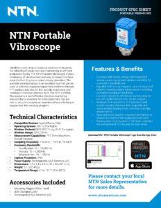 NTN Bearing Condition Monitoring Products